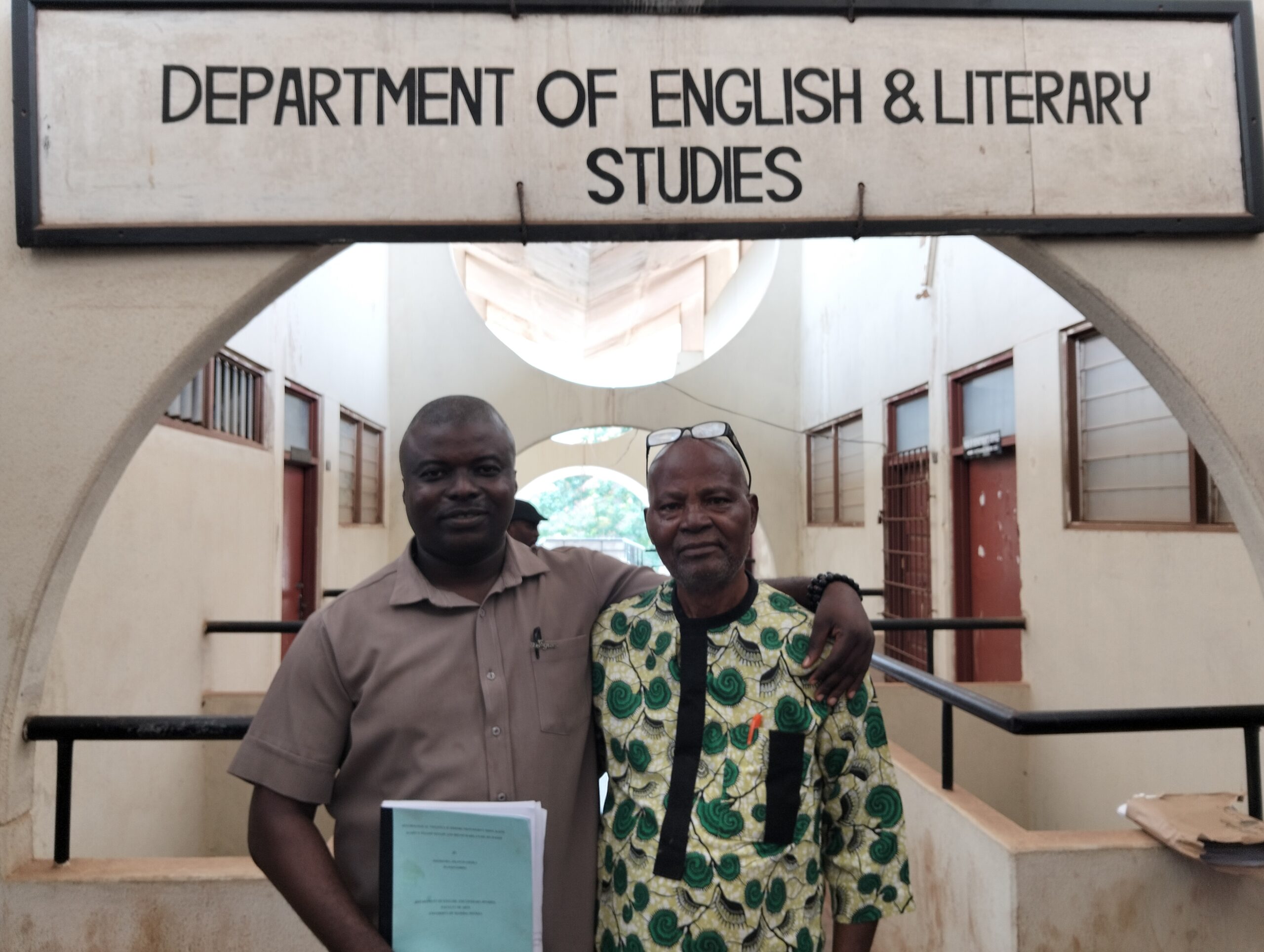 Francis Ndimkoha: I want to talk about my Academic Father, Prof. Sam ...